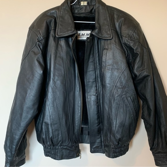 Jackets & Coats | Bmm Vintage Leather Jacket | Poshmark